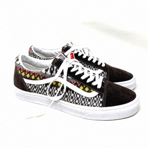 Vans | Shoes | Vans Old Skool Fair Isle Low Brown Multi Mens Vna5jmibf0 ...